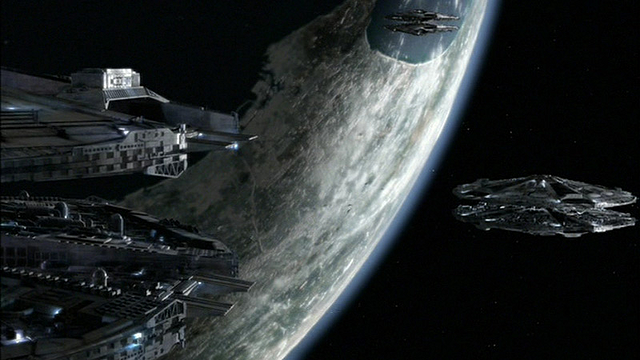 New Ships: Cylon-War Era Basestar & Raider | The Black Campbell